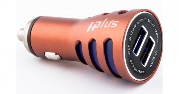 شاحن سيارة سريع منفذين Iplus Ch 199